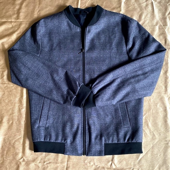 Topman | Jackets & Coats | Mens Topman Gray Tweed Bomber Jacket New ...